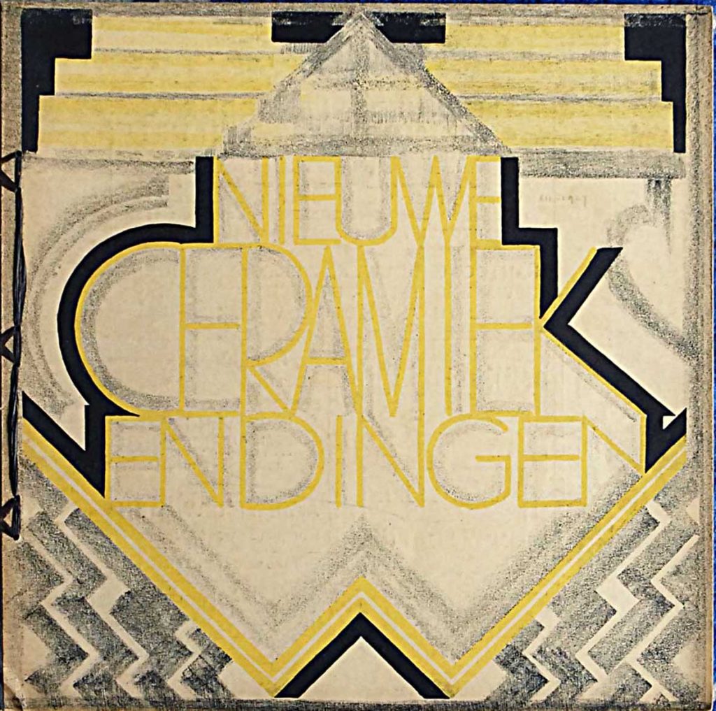 WENDINGEN MAANDBLAD 1927 12 Nieuwe Ceramiek omslag ontwerp Tine ...